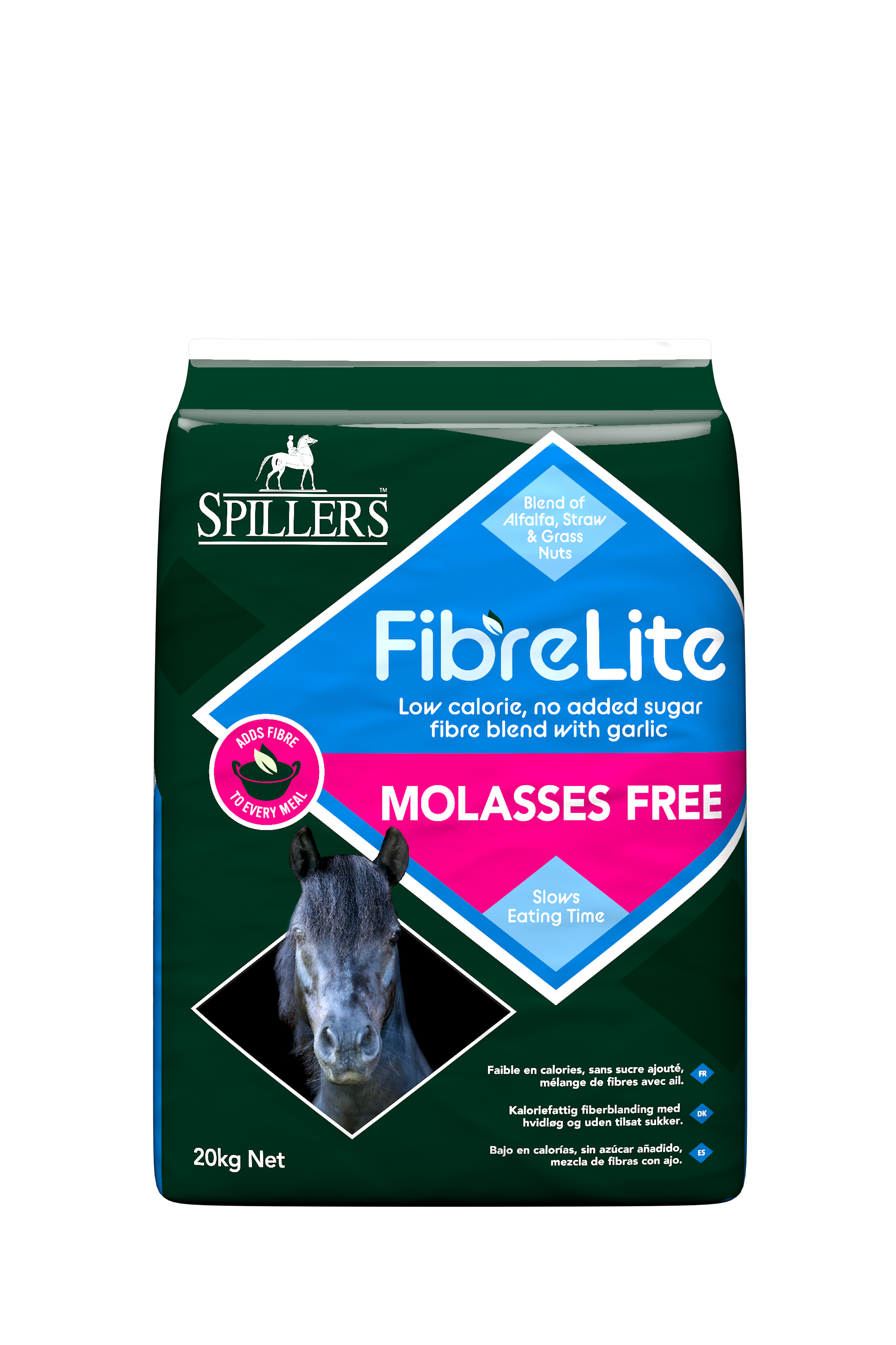 Spillers Fibre Lite Molasses Free 20kg