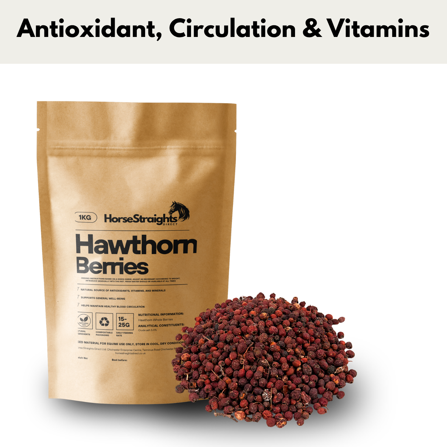 Hawthorn Whole Berries